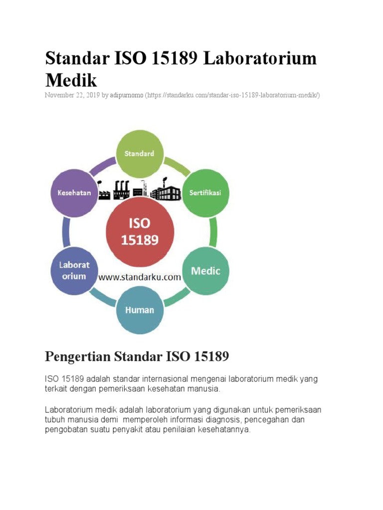 Standar ISO 15189 Laboratorium | PDF