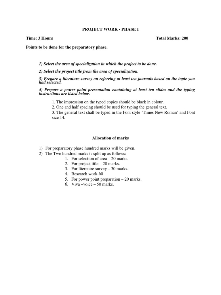 KSOU MBA Project Report | PDF | Thesis | Times New Roman