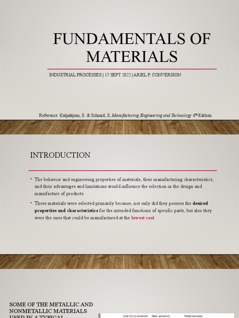 4 Matepro Fundamentals Of Materials Part 2 09 20 2022 Pdf