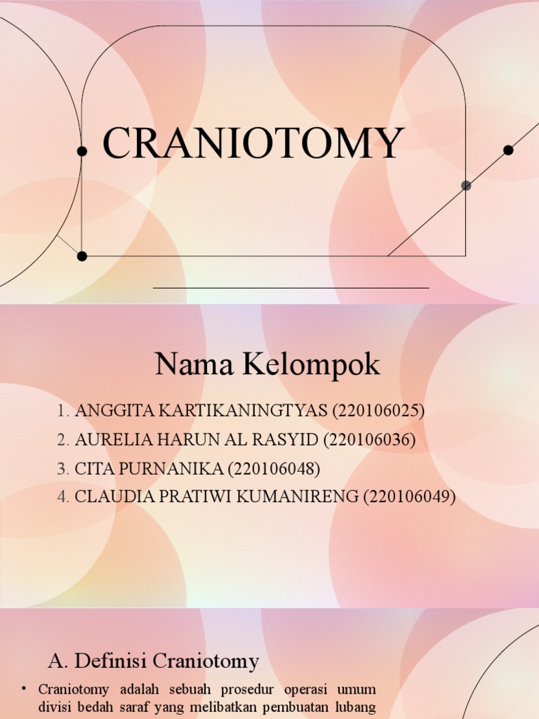 Craniotomy | PDF