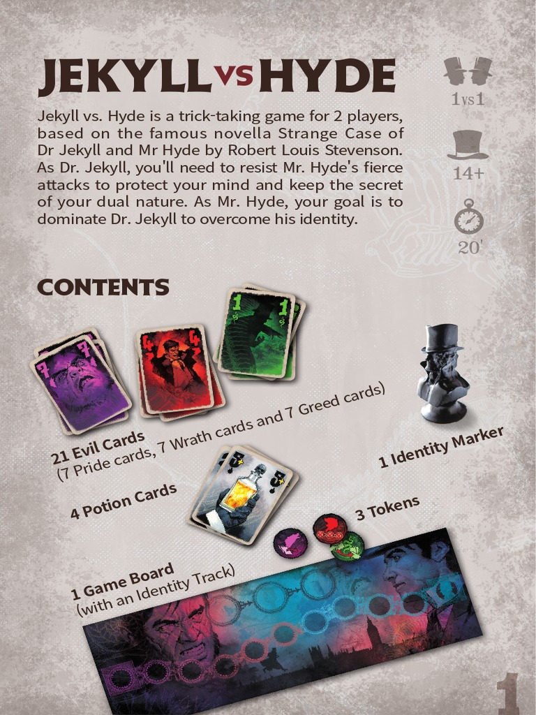 JVSH Rules EN Web | PDF | Dr. Jekyll And Mr. Hyde (Character) | Strange ...