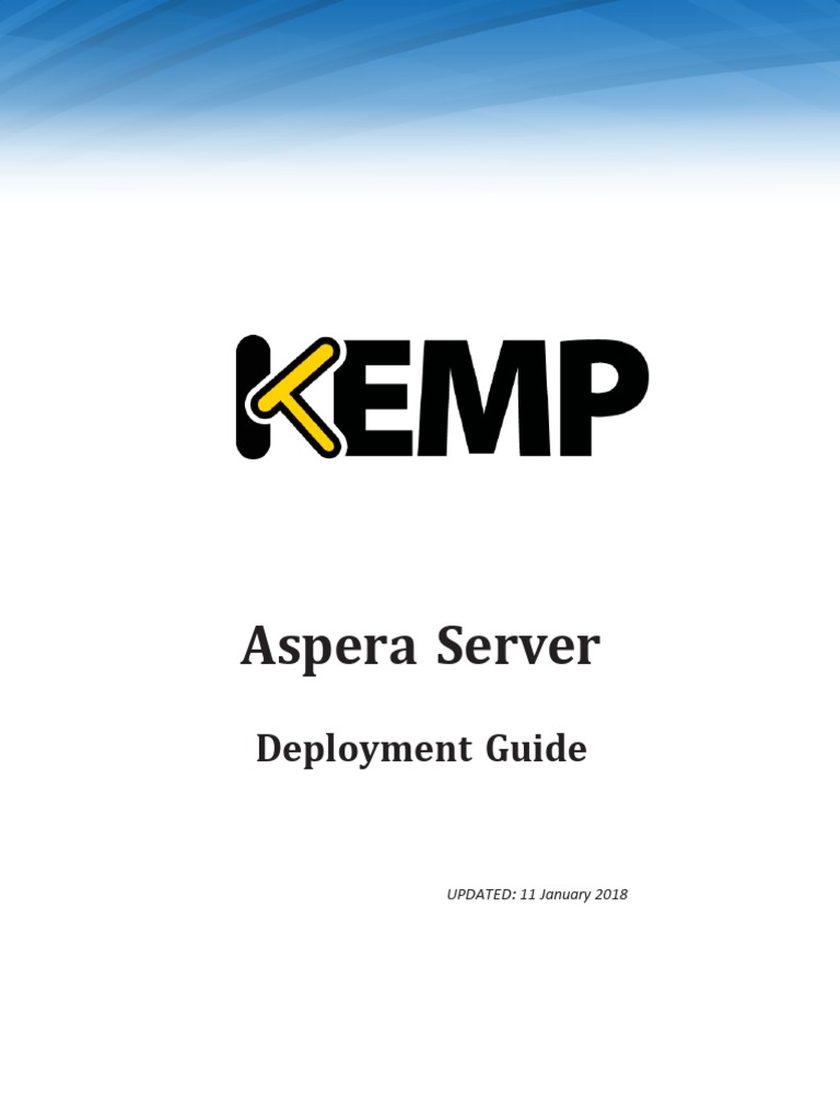 Deployment Guide Aspera Server Pdf Port Computer Networking