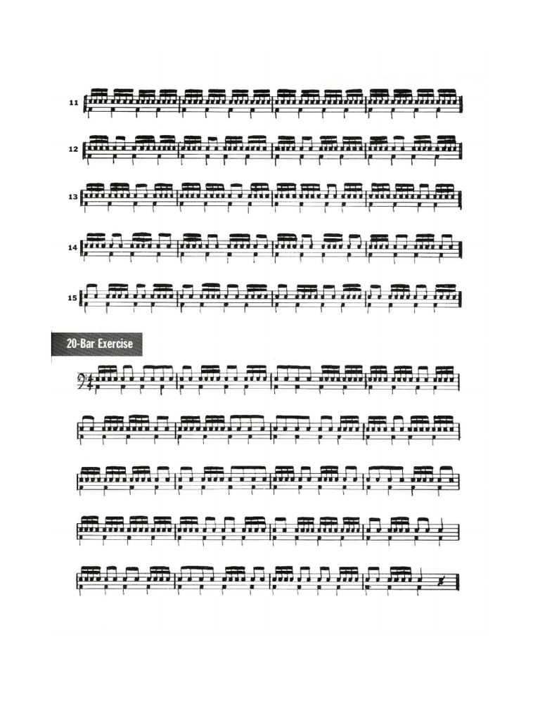 Ted Reed - Progressive Steps T For The Modern Drummer - 1996 23 | PDF