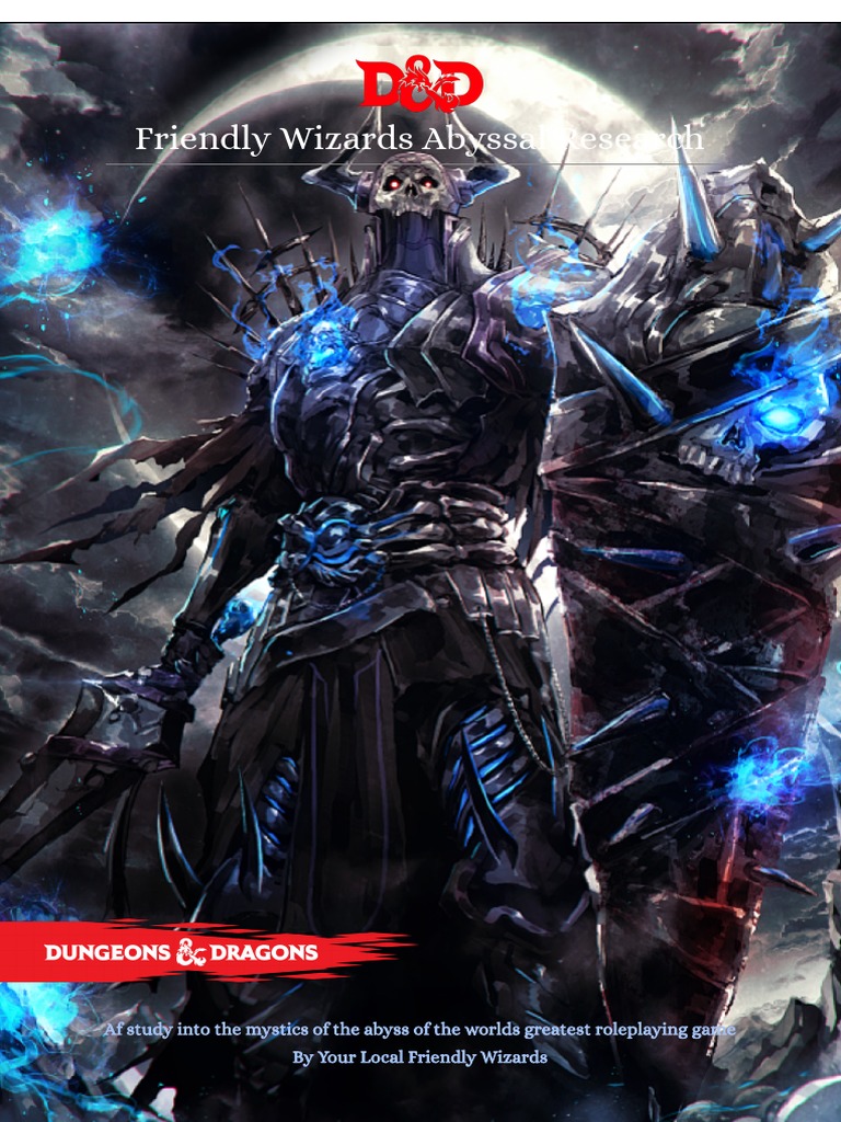 Friendly Wizards Abyssal Research v.1.6.2b | PDF | Magician (Fantasy ...