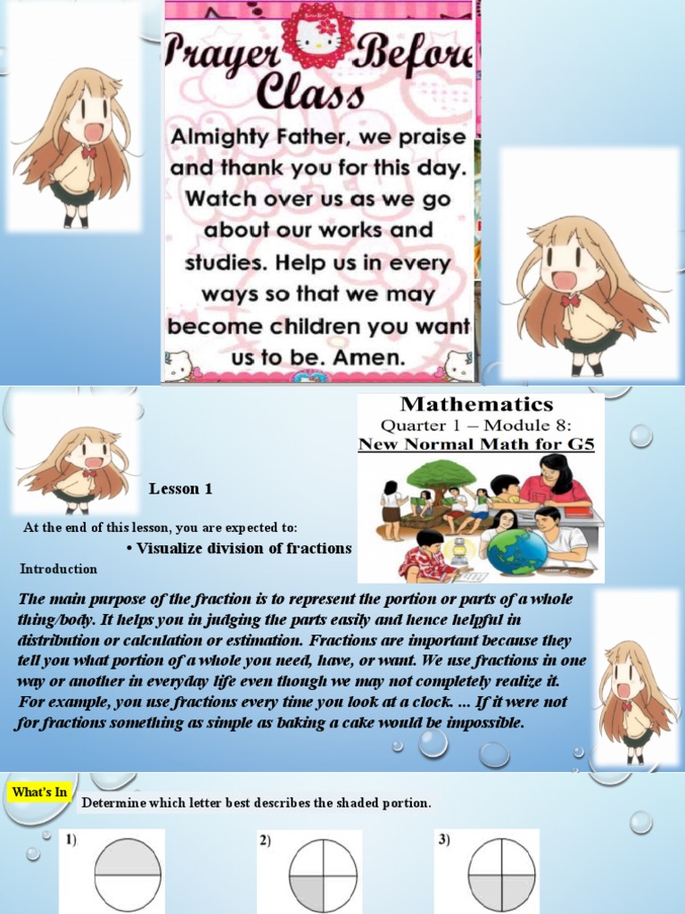 Math 5 Quarter 1 Module 8 | PDF | Division (Mathematics) | Numbers