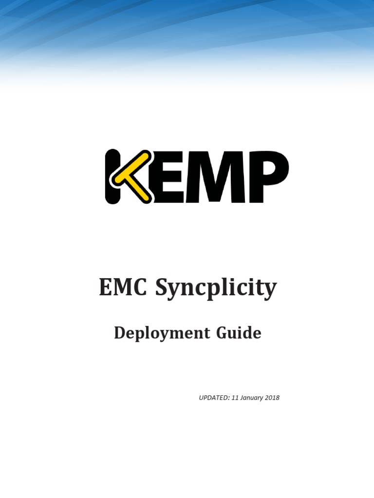 Deployment Guide-EMC Syncplicity | PDF | Hypertext Transfer Protocol ...