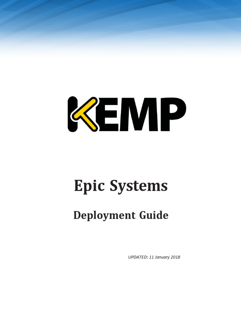 Deployment Guide-Epic Systems | PDF