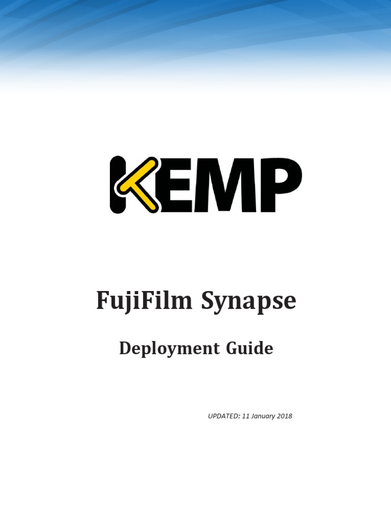Deployment Guide-FujiFilm Synapse | PDF | Hypertext Transfer Protocol ...