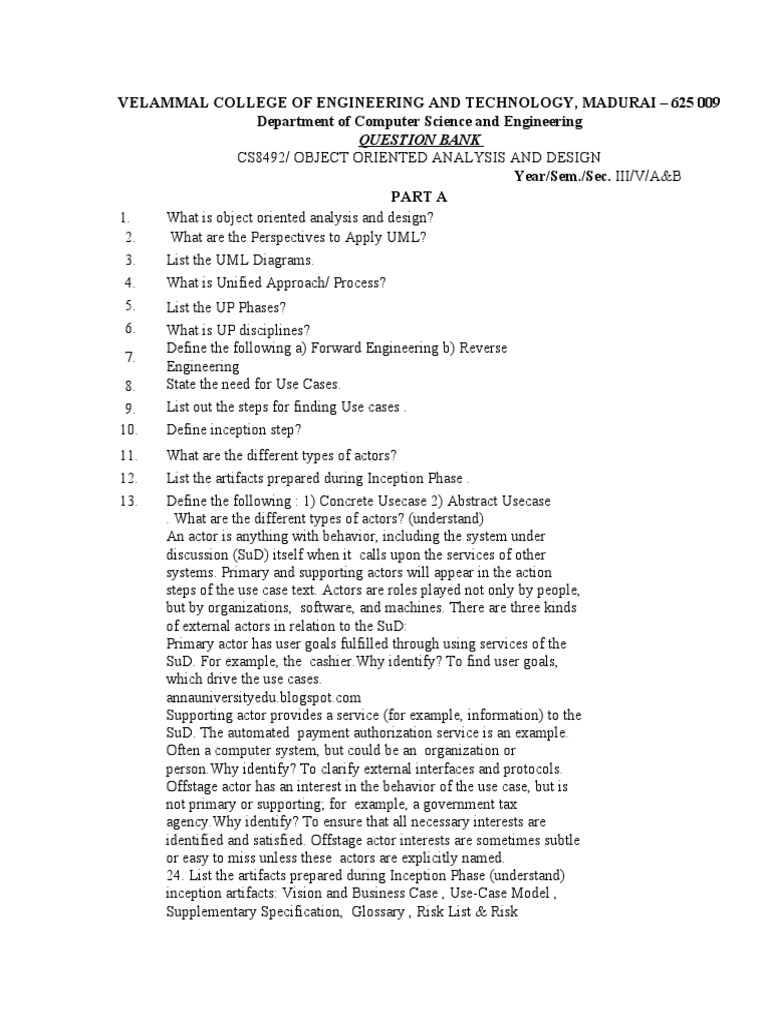 Velammal College of Engineering and Technology, Madurai - 625 009 Department of Computer Science ...