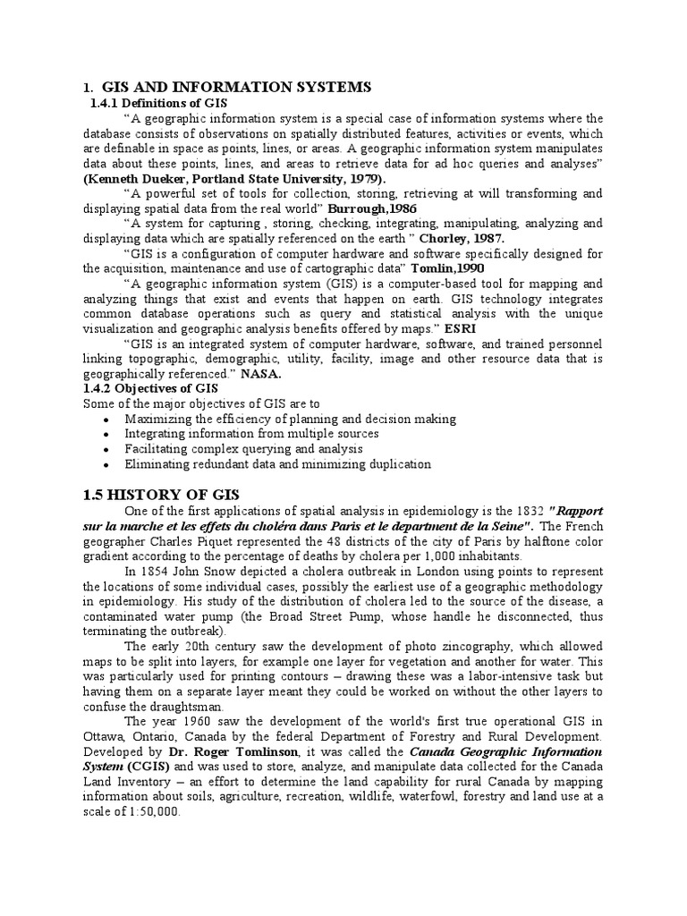 Gis and Information Systems | PDF | Geographic Information System ...