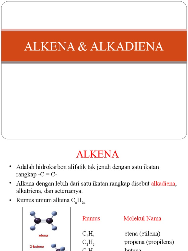 Rumus dan Isomer Alkadiena | PDF | Sains & Matematika
