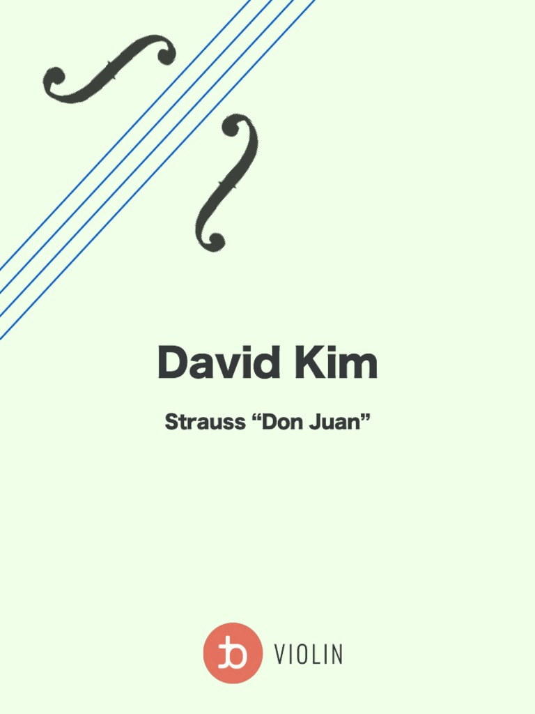 Strauss Don Juan - David Kim - Tonebase Violin Workbook | PDF | Orchestras | Violin