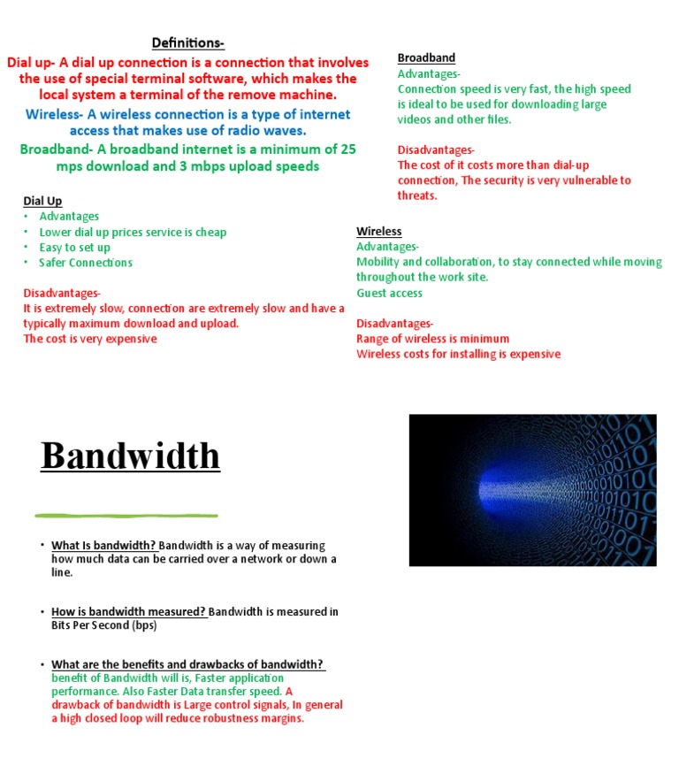 Internet Connection Types Explained | PDF