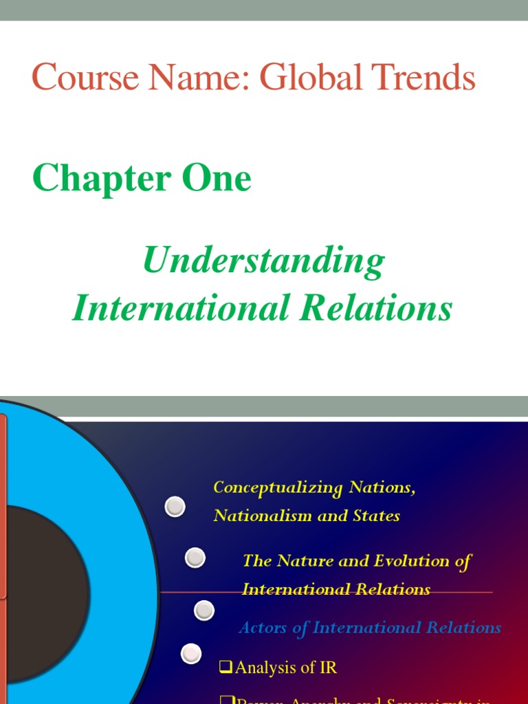 Global Trend Chapter One | PDF | International Relations | State (Polity)