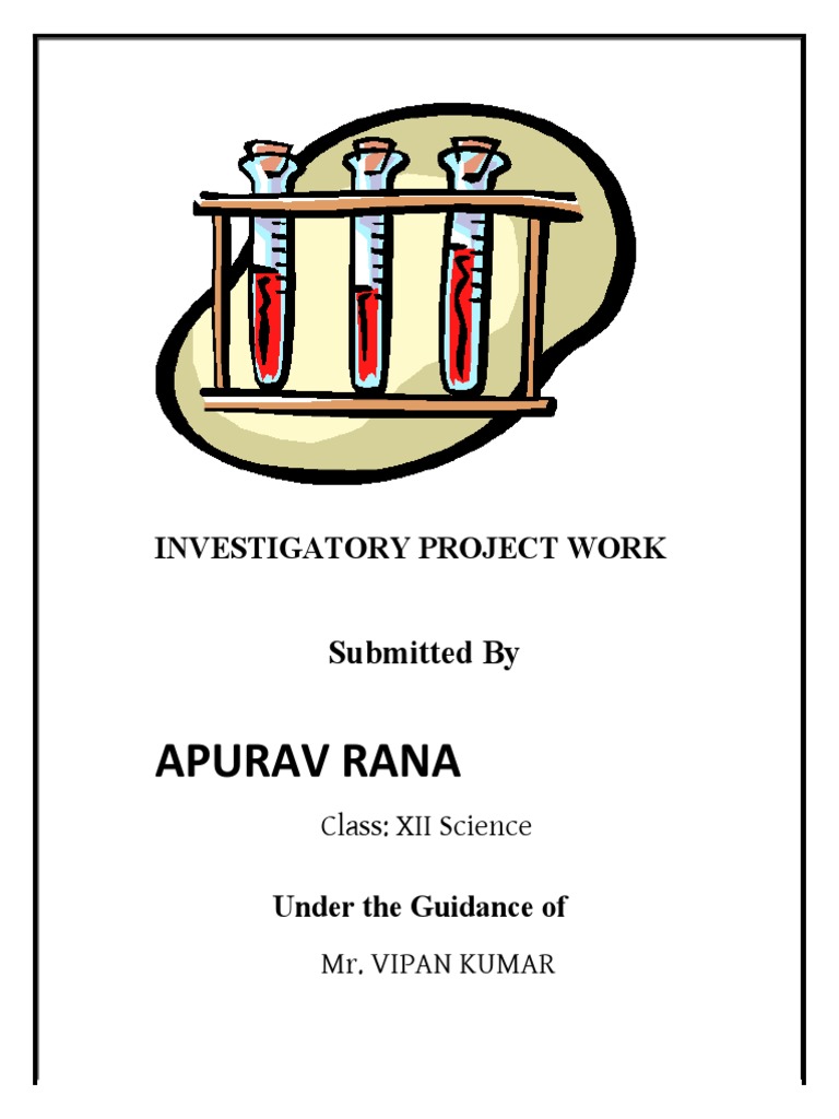 Chemistry Project 1 | PDF | Digestion | Physical Sciences
