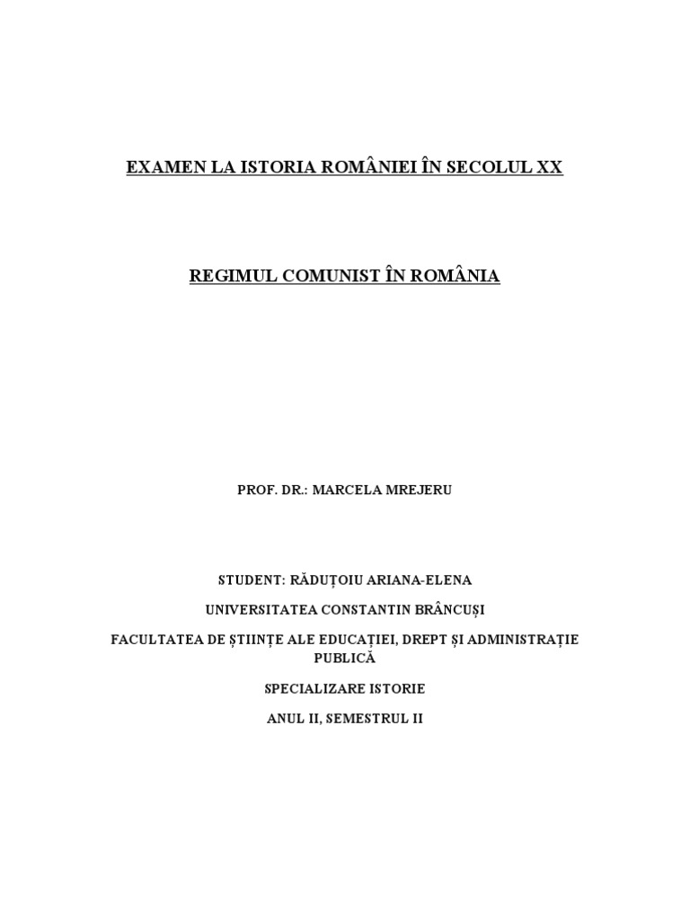The Rise and Effects of Communism in Romania: A Comprehensive Analysis ...