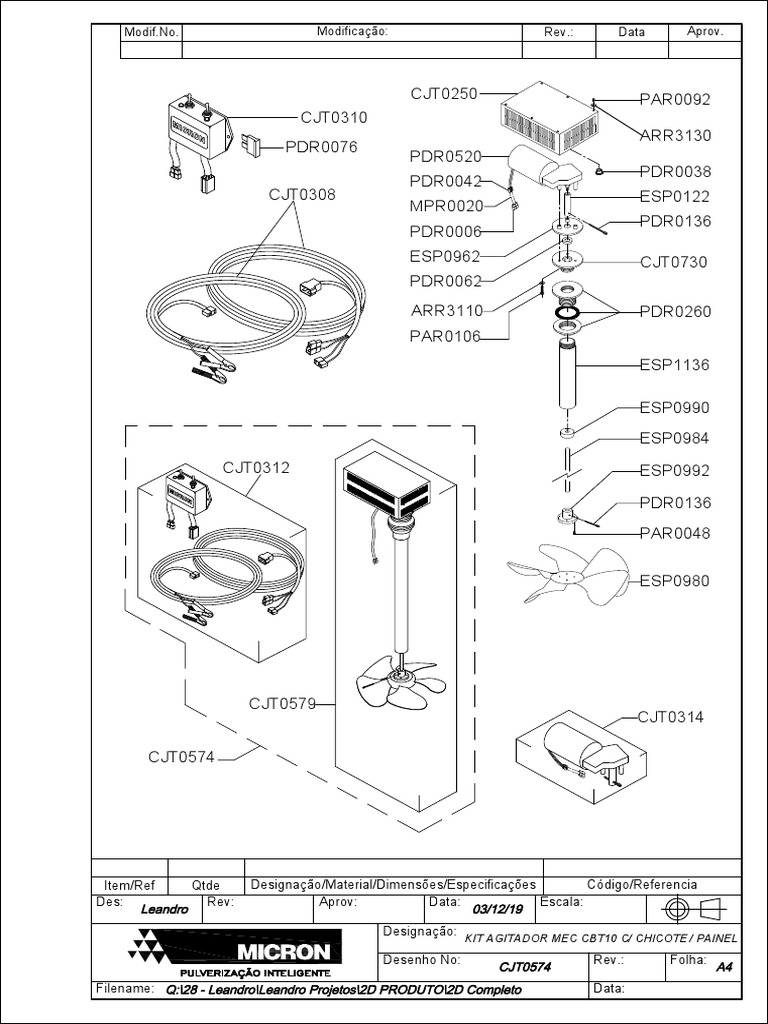 Micron Agitador Combat 300 | PDF