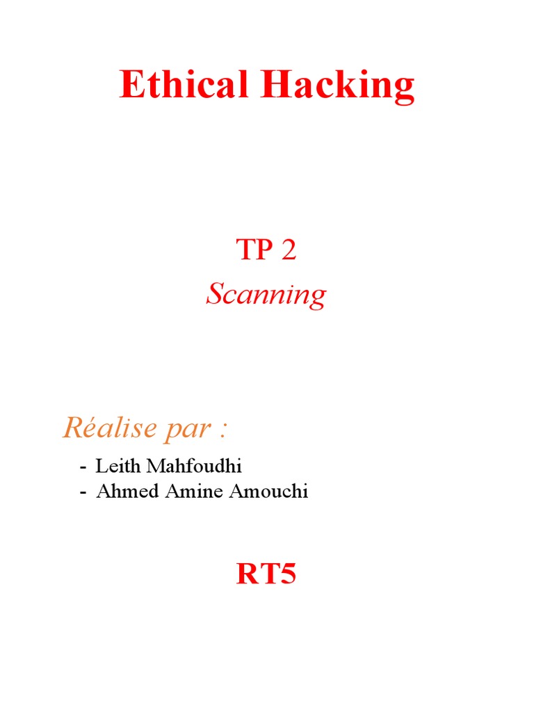 Ethical Hacking | PDF | Transmission Control Protocol | Port (Computer Networking)