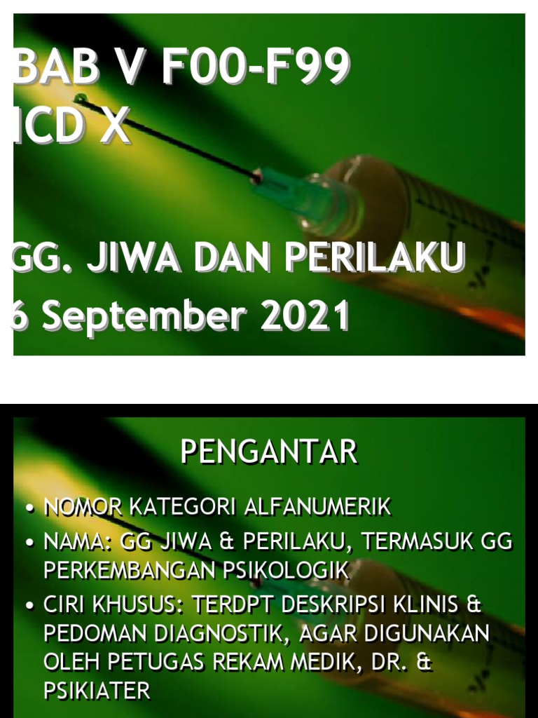 Icd-10, Jiwa Heri | PDF