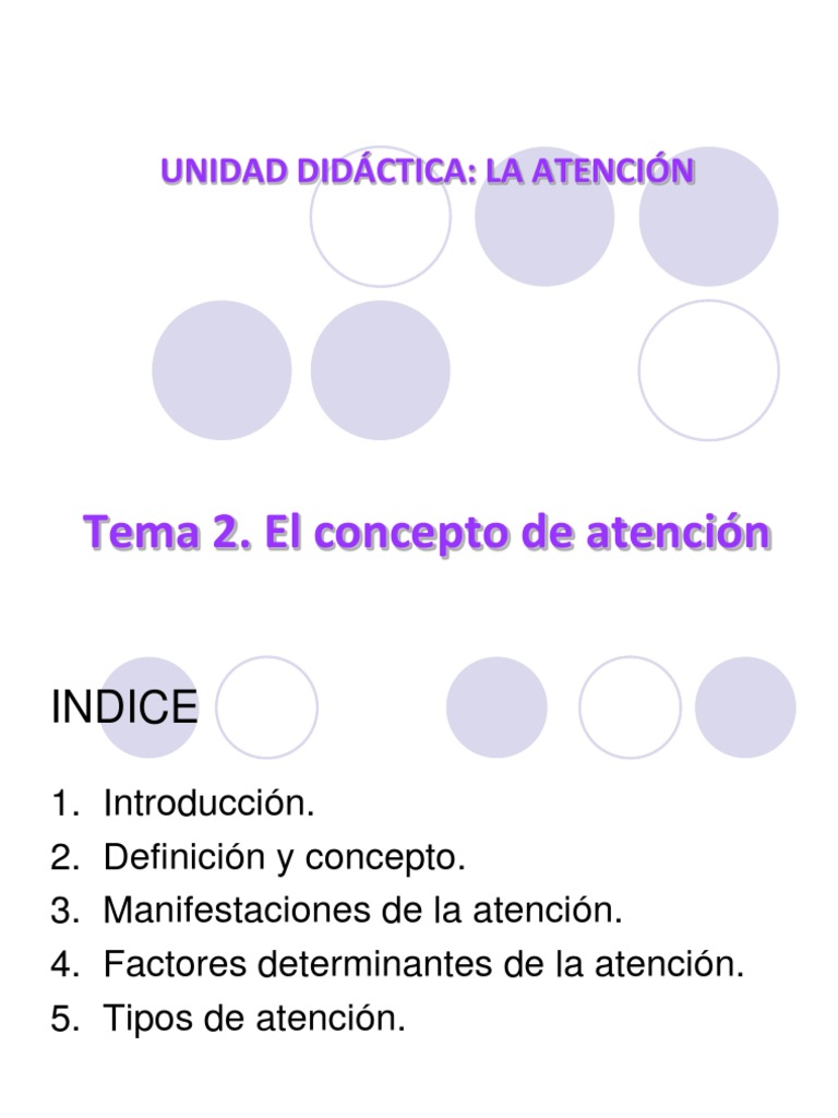 Tema 2a | PDF | Atención | Estrés (biología)