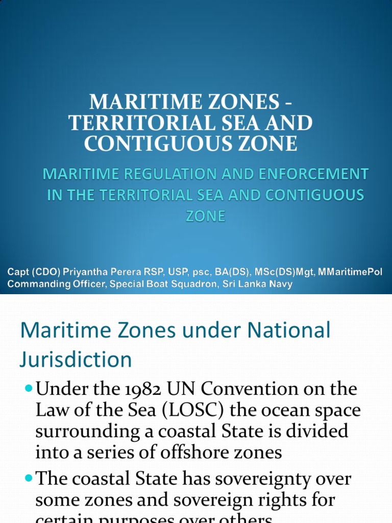 Territorial Sea and Contiguous Zone | PDF
