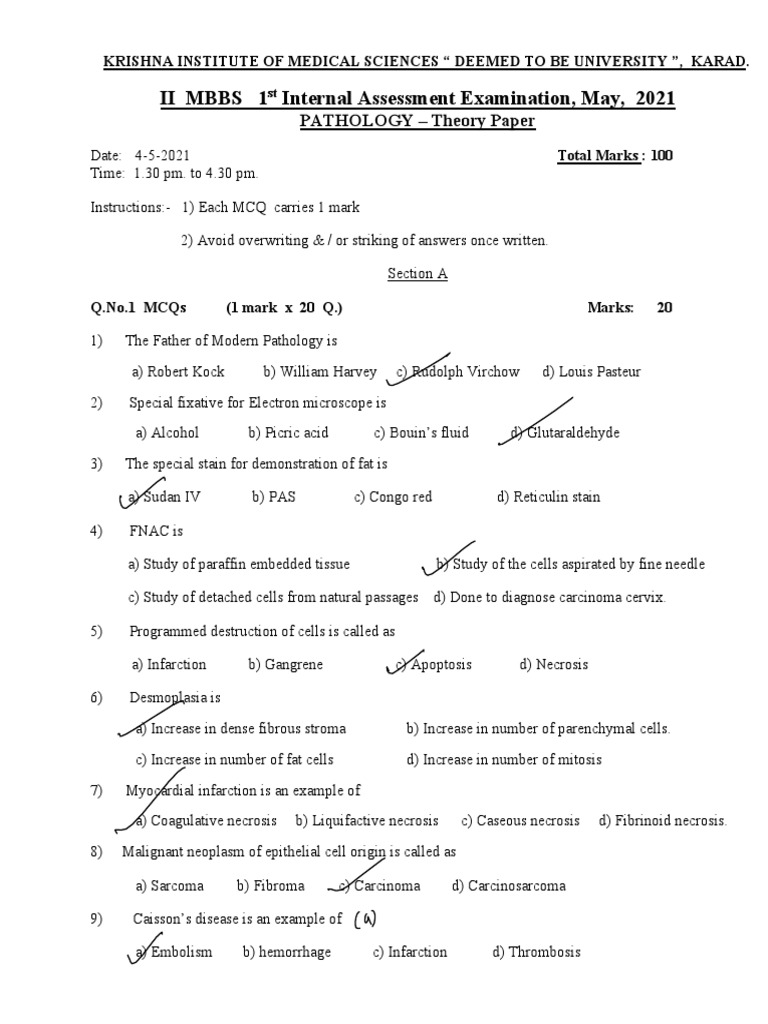 IA1 - Patho Theory | PDF | Shock (Circulatory) | Inflammation