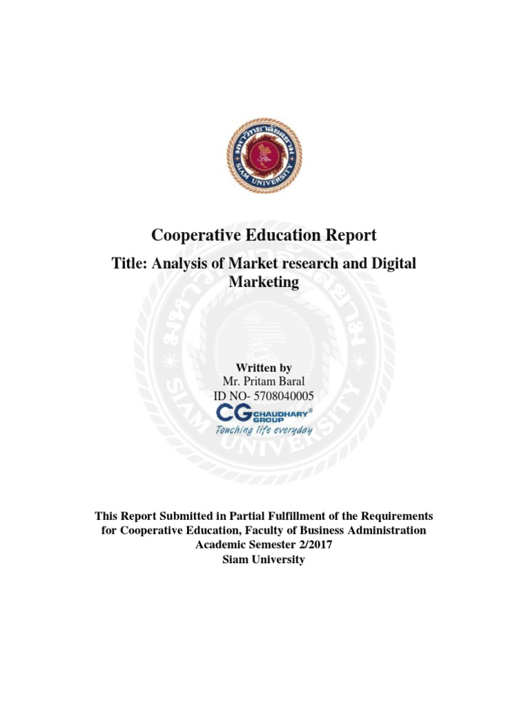 BBA 2017 COOP Analysis of Market Research and Digital Marketing Compressed | PDF | Social Media ...
