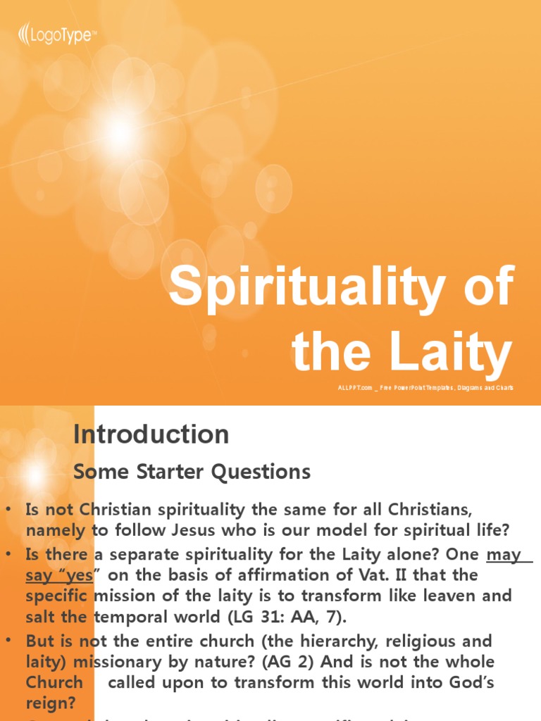 Laity's Role in Christian Spirituality | PDF | Laity | Disciple ...