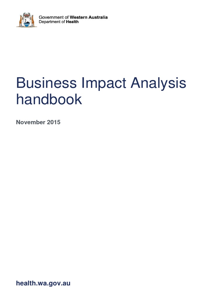 Business Impact Analysis | PDF