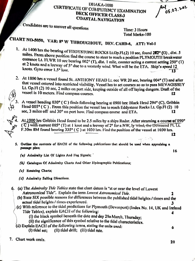 Chart-5050 by Songram BMA 54th | PDF | Navigation | Geography