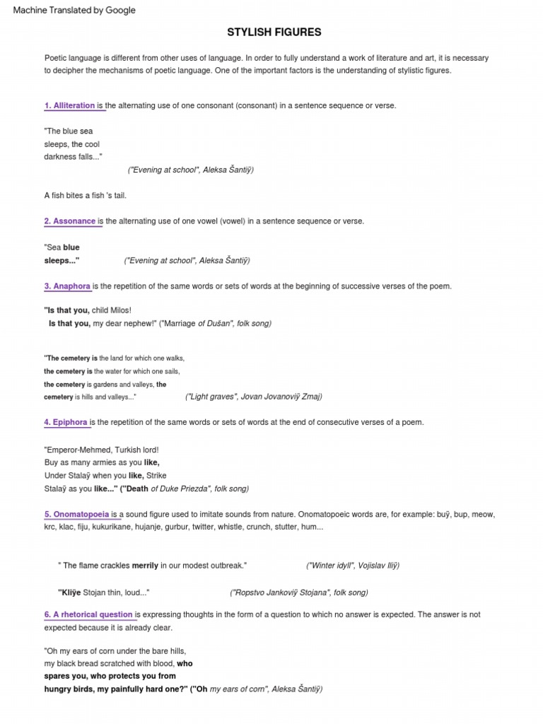 Stilske Figure | PDF | Poetry | Irony