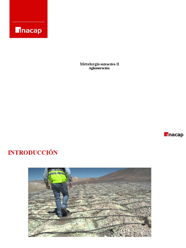 Proceso de Aglomeración en Minería | PDF