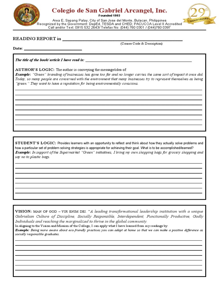 Author's Logic and Learning Diary | PDF | Cognition | Behavior Modification
