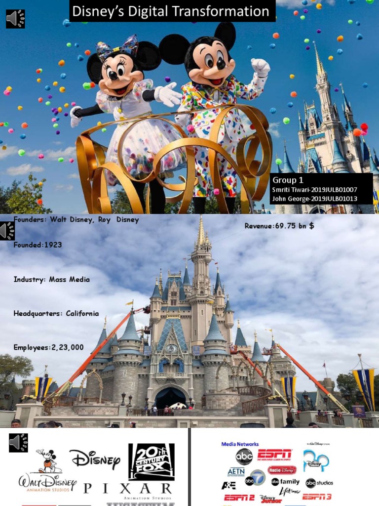 Digital Transformation at Walt Disney | PDF