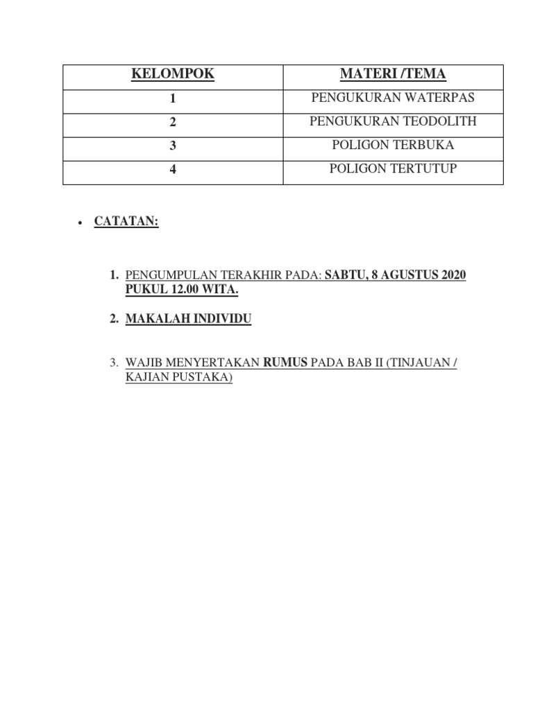 Format Susunan Makalah Iut | PDF