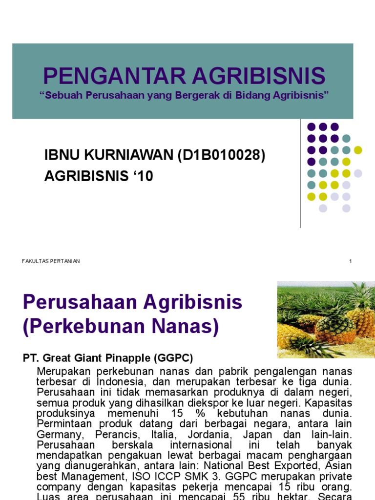 Perusahaan Agribisnis - Homecare24