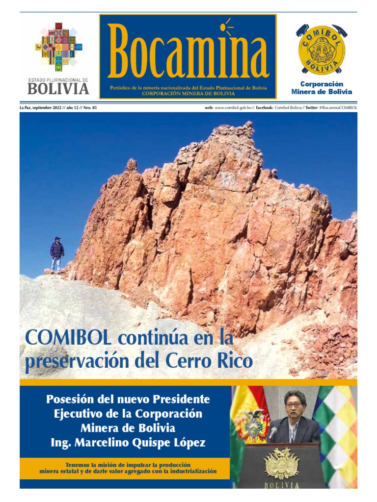 Periódico Bocamina No. 85 | PDF | Minería | Bolivia
