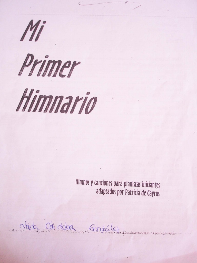01 Mi Primer Himnario | PDF