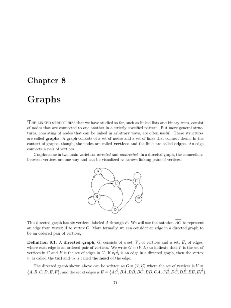 Chapter 8 | PDF | Vertex (Graph Theory) | Discrete Mathematics