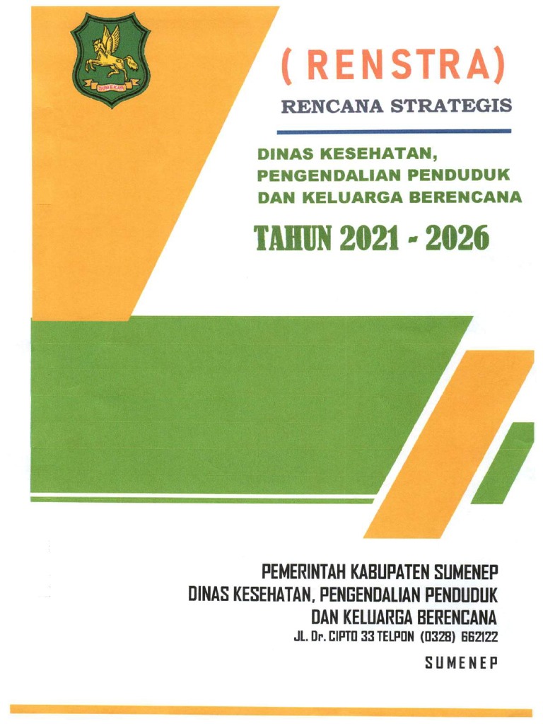 Renstra Dinkes PP&KB 2021-2026 Final | PDF