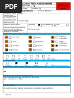 COSHH Risk Assessment for Painting | PDF | Paint | Hazards