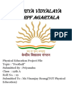 Physical Education Project Class 12 | PDF | Association Football ...