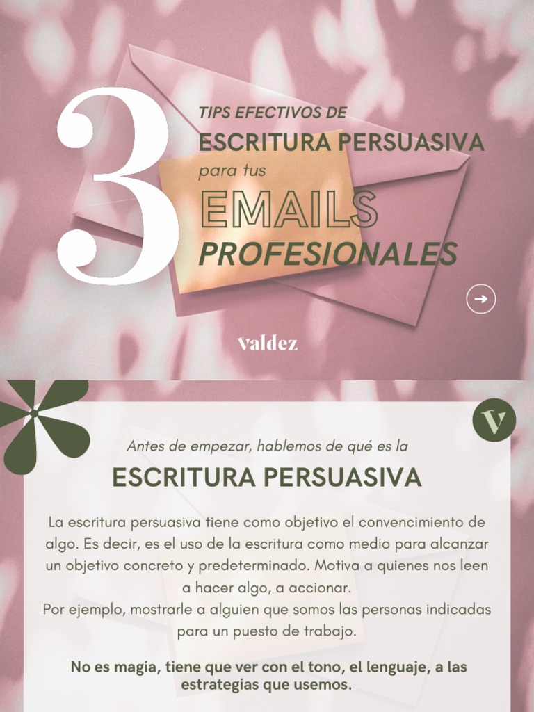 Valdez - Tips Escritura Persuasiva | PDF | Escritura