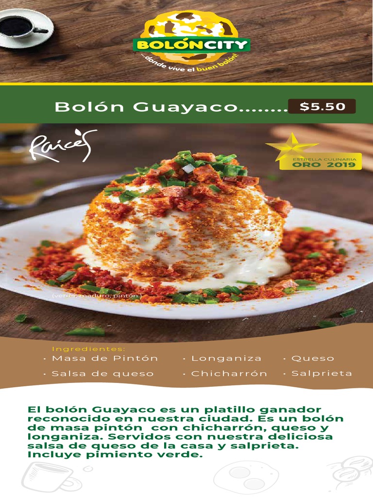 Menu | PDF | Ingredientes de comida | Cocina occidental