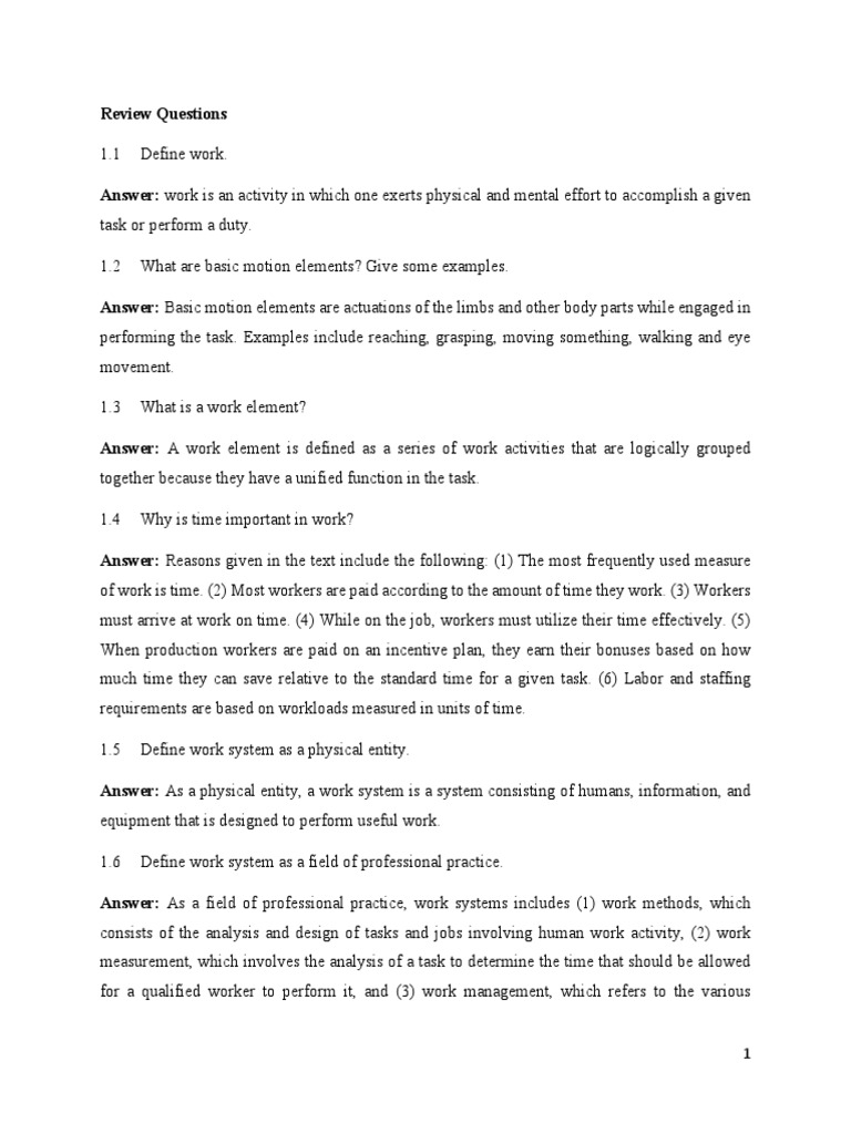 Chapter 1 - Review Questions | Download Free PDF | Labour Economics ... Chapter 1 - Review Questions | Download Free PDF | Labour Economics ...