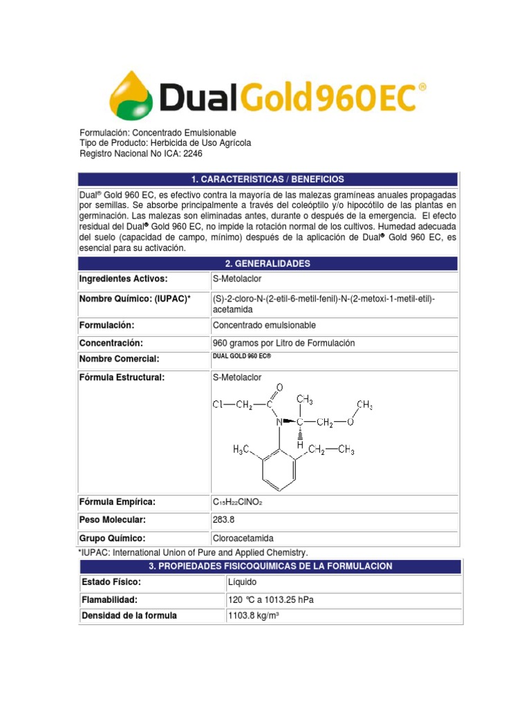 Dual Gold Her | PDF | Agua | Pesticida