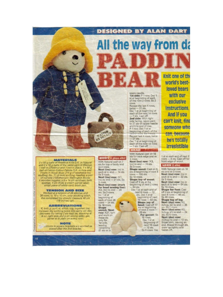 Paddington Bear | PDF