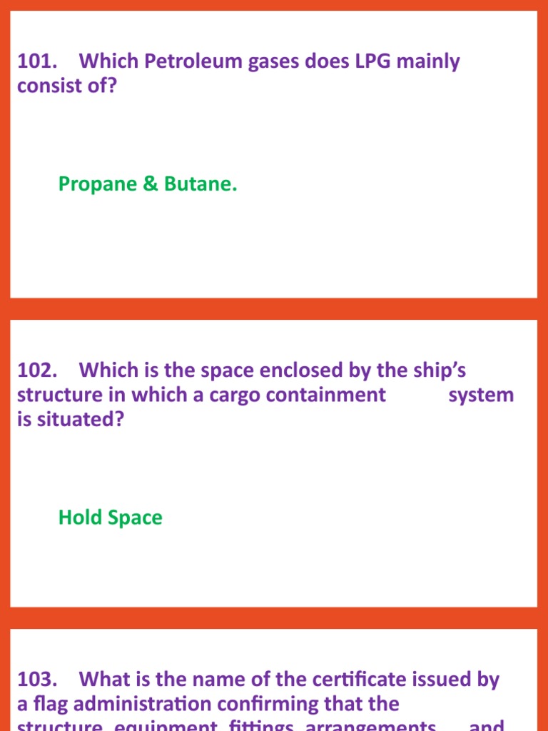 GTFC Exit Exam Model Q and A - 3 | PDF | Liquefied Petroleum Gas ...
