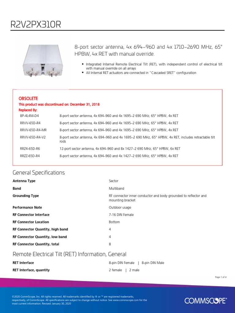 r2v2px310r Product Specification | PDF | Antenna (Radio) | Decibel