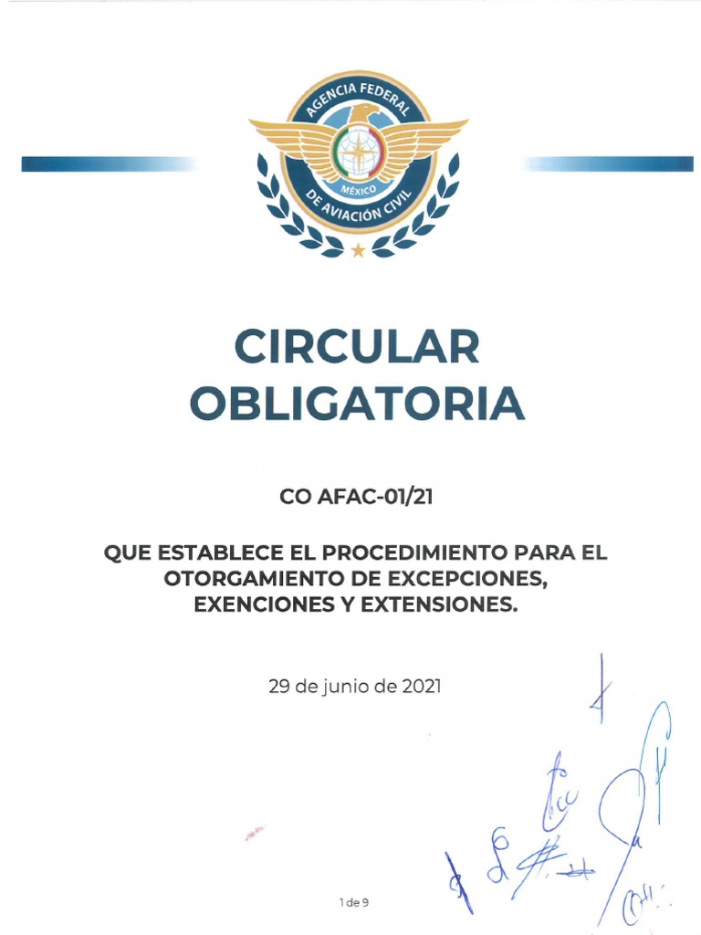 Co Afac-01/21 | PDF | Aeropuerto | Aeronáutica